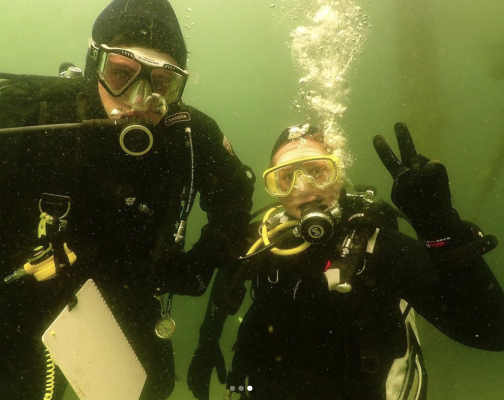 Scientific diving, salmon and zooplankton: Henry Stier hosts a student ...